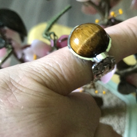 Vintage | Jewelry | Vintage 925 Tiger Eye Ring | Poshmark